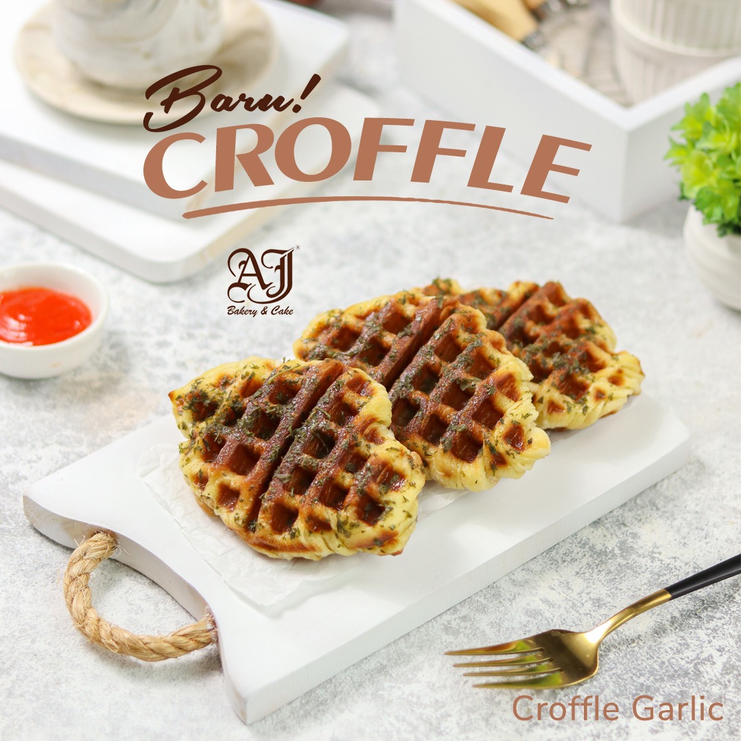 AJ BAKERY & CAKE ONLINE SHOP - AJ Products CROFFLE GARLIC