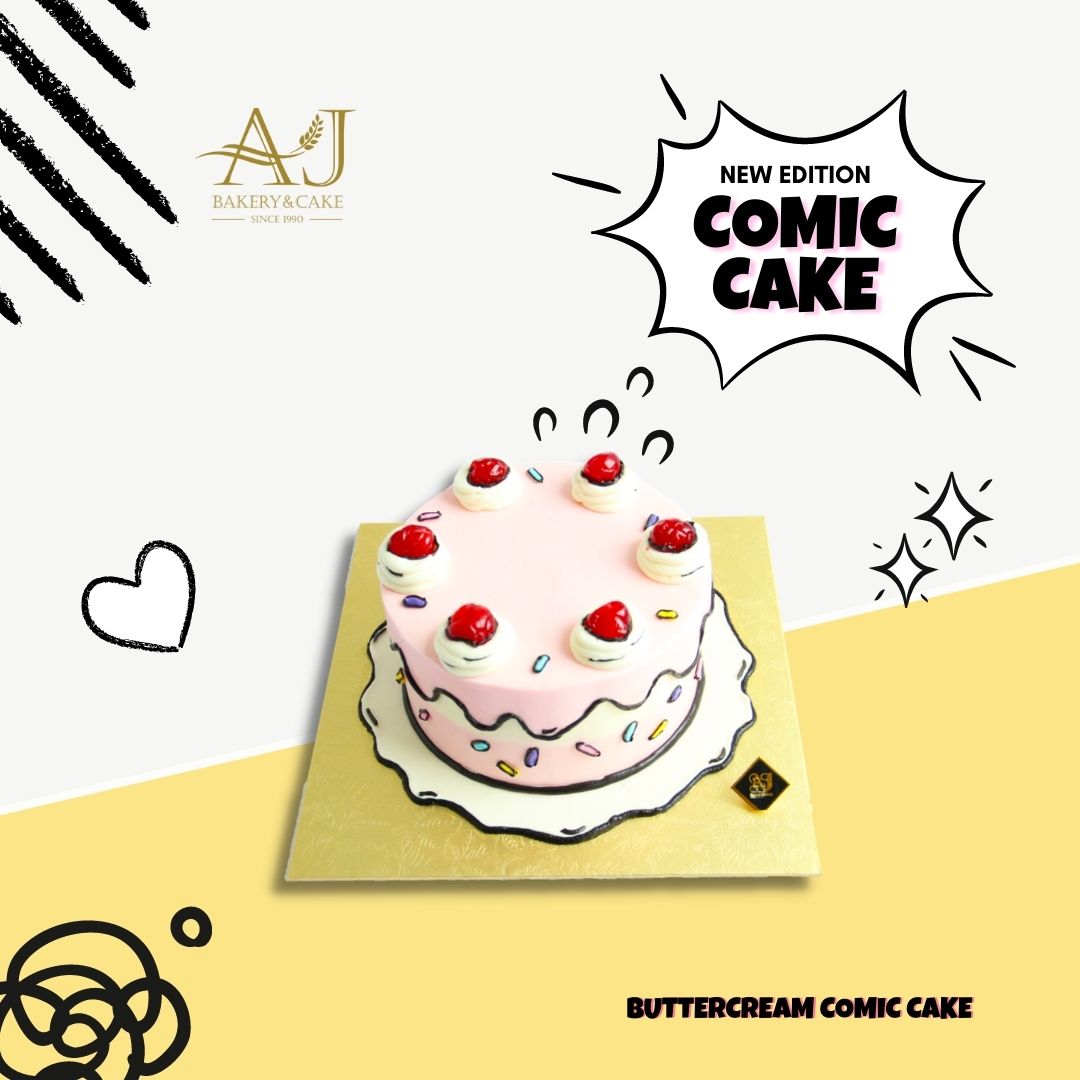AJ BAKERY & CAKE ONLINE SHOP - AJ Products COMIC CAKE BC-AJC293