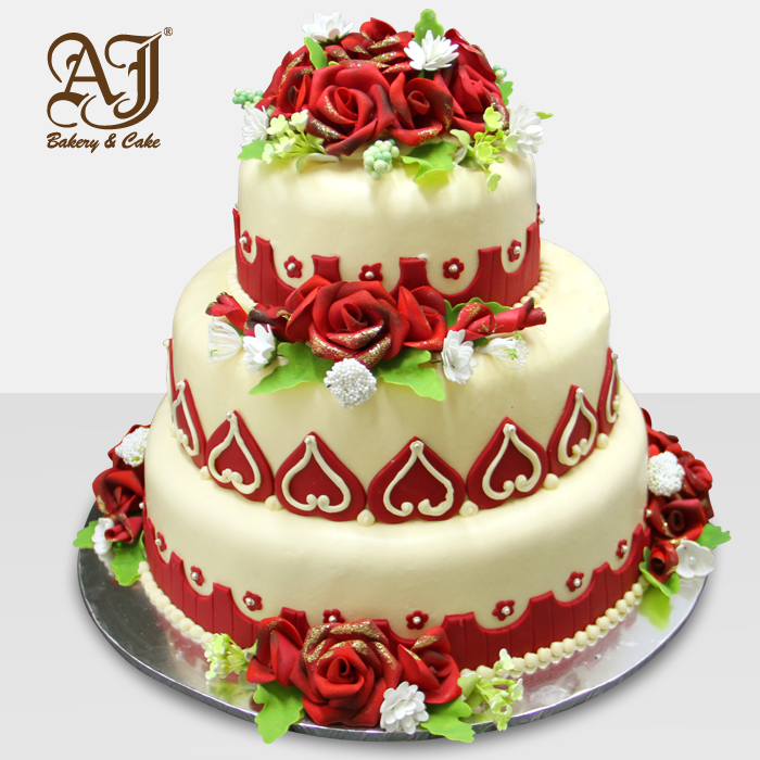 AJ BAKERY & CAKE ONLINE SHOP - AJ Products WEDDING CAKE 08