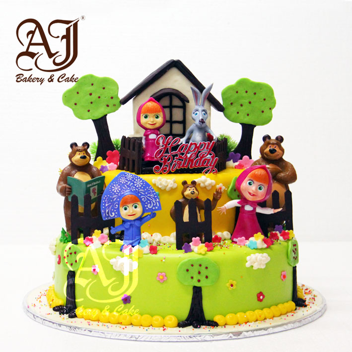 AJ BAKERY & CAKE ONLINE SHOP - AJ Products MARSHA & THE BEAR SI-1