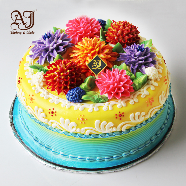 AJ BAKERY & CAKE ONLINE SHOP - AJ Products FLOWER CAKE AJC 135